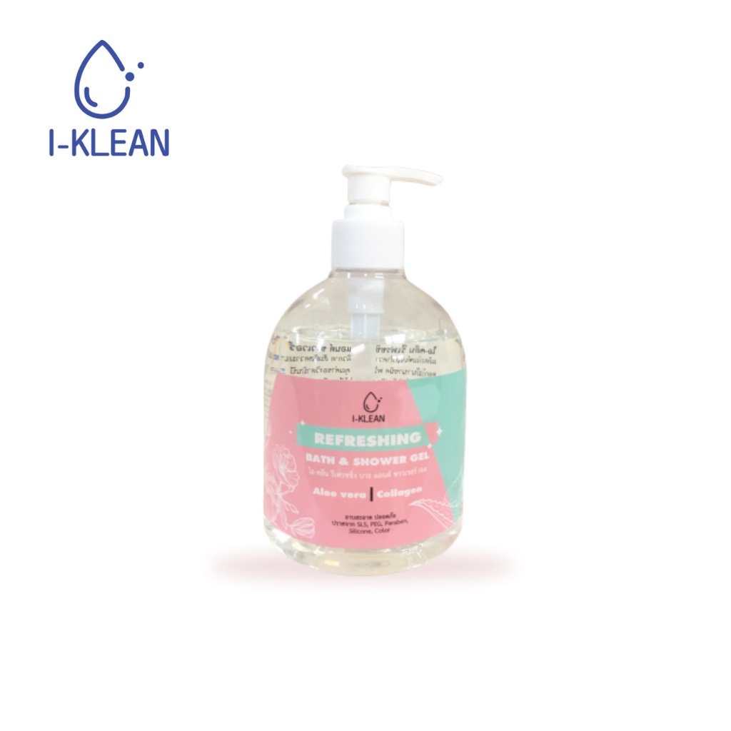 I-KLEAN Refreshing Bath & Shower Gel 450 ML. ไอ-คลีน รีเฟรชชิ่ง บาธ ...