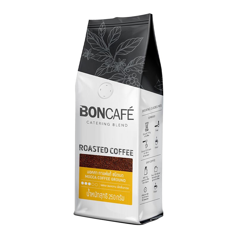 Boncafe บอนกาแฟ มอคค่า ชนิดบด ชนิดเม็ด ขนาด 250 กรัม | Shopee Thailand