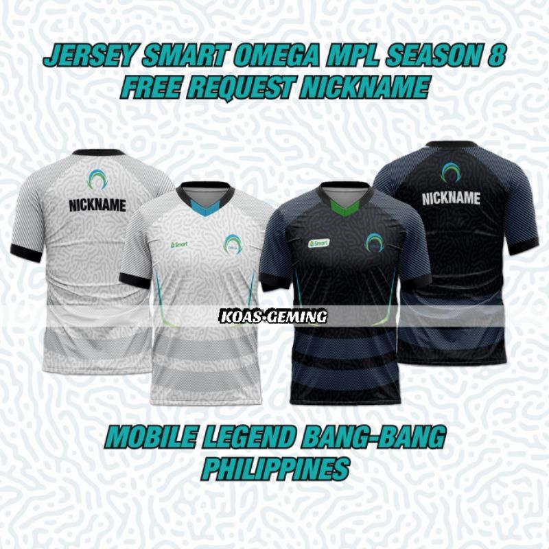 Mpl PHILIPPINS SEASON 8 FREE NICKNAME SMART Jersey | Shopee Thailand