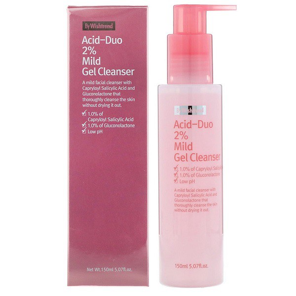 [สินค้าของแท้100%_ส่งตรงจากเกาหลี] By Wishtrend Acid-Duo 2% Mild Gel Cleanser 150ml | Shopee ...