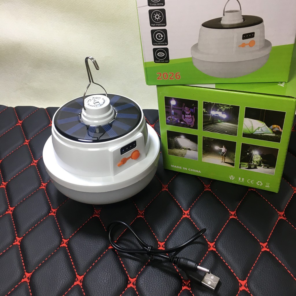 ราคา 2 ชิ้น-Rbb หลอดไฟโซลาร์เซลล์ 2in1 รุ่น 2026 LED Solar Cell 3โหมดความสว่าง เป็นไฟฉุกเฉินได้ ...