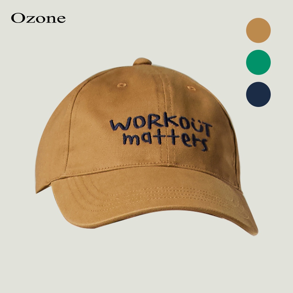 OZONE CAP หมวกแก๊ป ผ้าคอตต้อน ทรงสวย สวมใส่สบาย มีให้เลือก 3 สี รุ่น ...