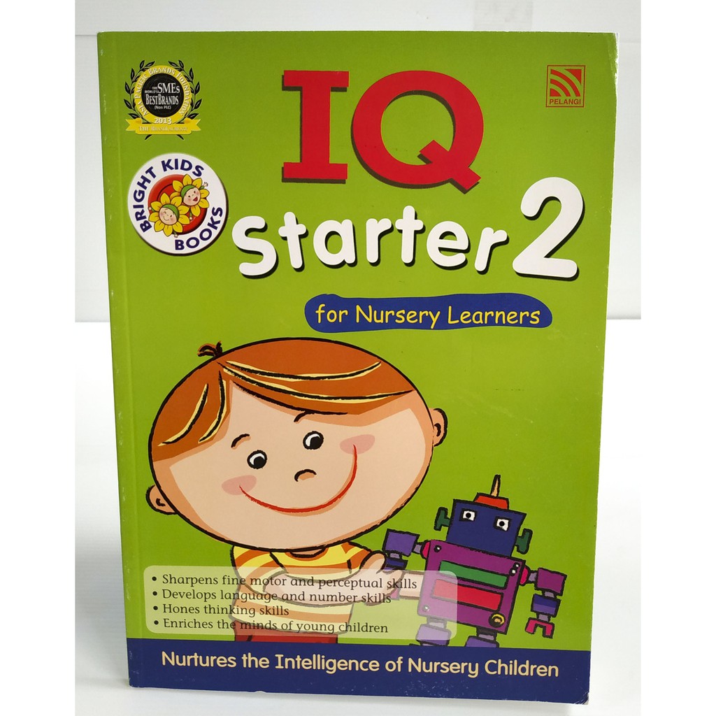 Bright Kids Books- IQ Starter 2 For Nursery Learners หนังสือเสริม ...