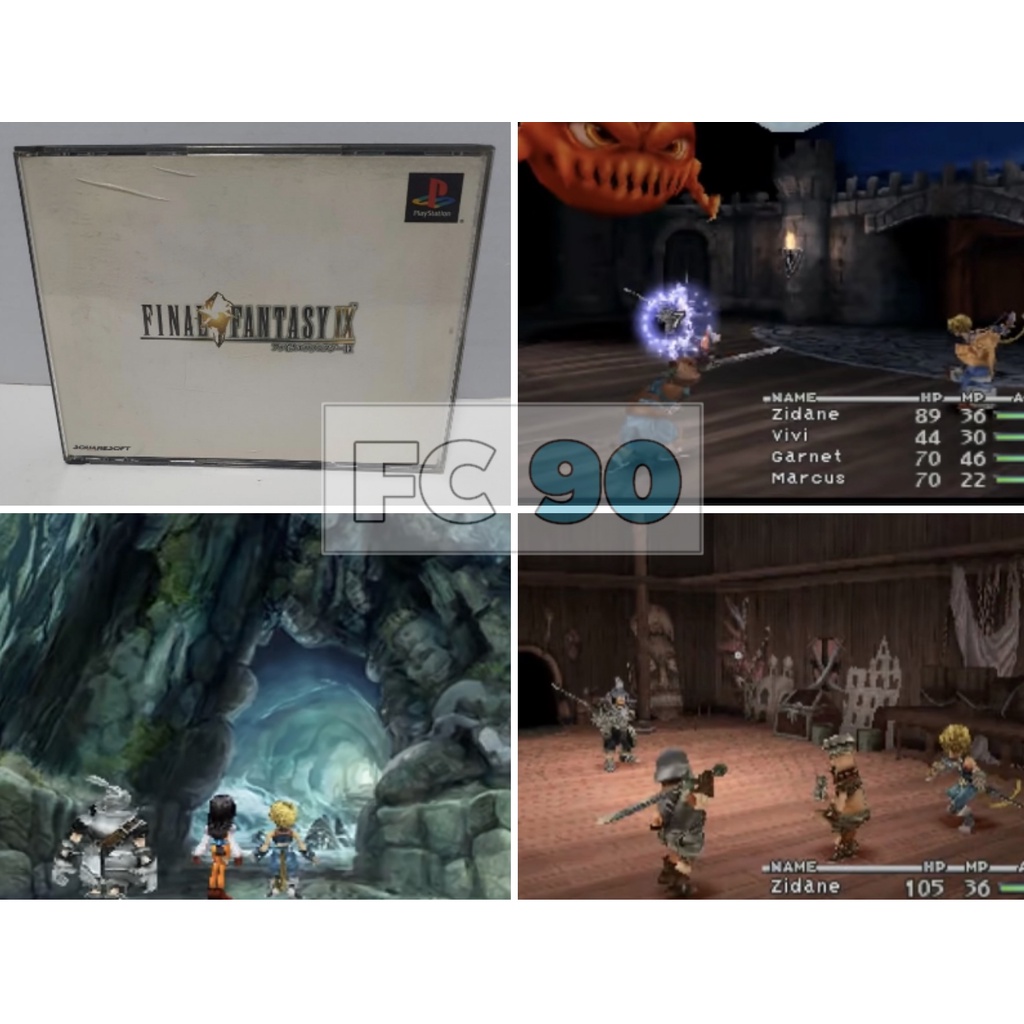 แผ่นเกมไฟนอลแฟนตาซี9 Final Fantasy IX [ PS] แผ่นแท้ ญี่ปุ่น มือสองสภาพดี มีกล่องและคู่มือ แผ่น ...