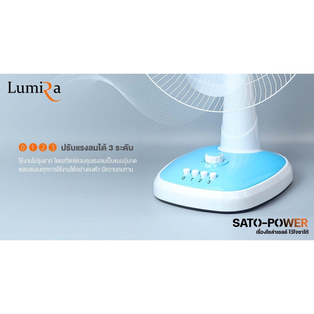 /NC/ คีบแบตเตอรี่ LUMIRA Fan 12V 18W พัดลม 12V 16" รุ่น LFN-12V16 DC ...