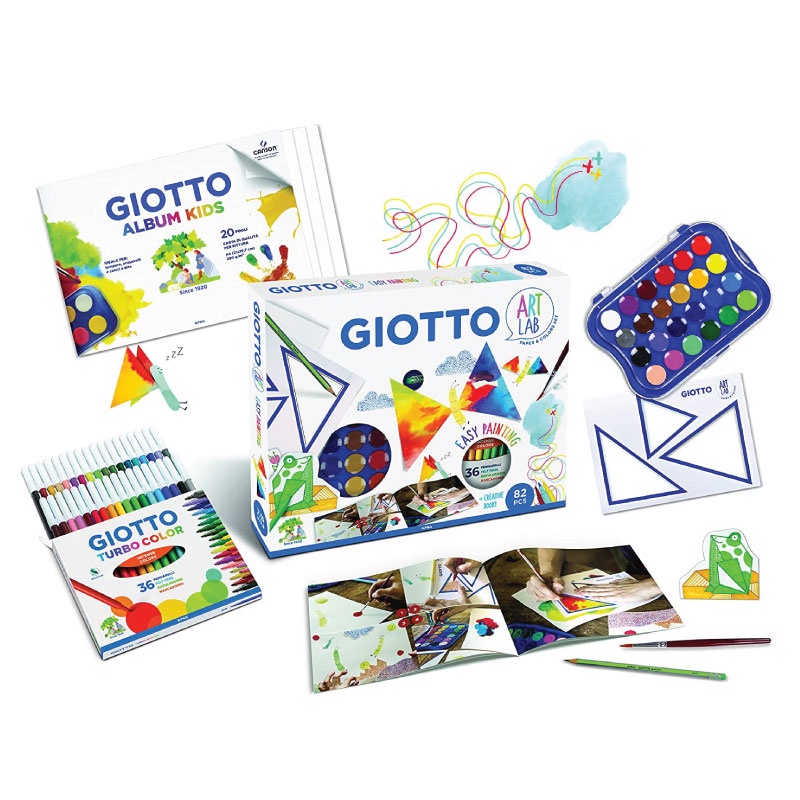 GIOTTO Art Lab Easy Painting Set (ชุดอุปกรณ์ระบายสี) | Shopee Thailand