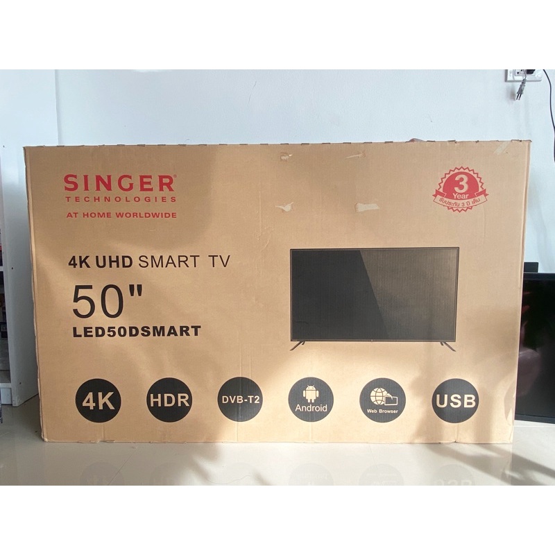 Singer Smart LED TV (50") รุ่น LED50DSMART มือ2 คัดสภาพ | Shopee Thailand