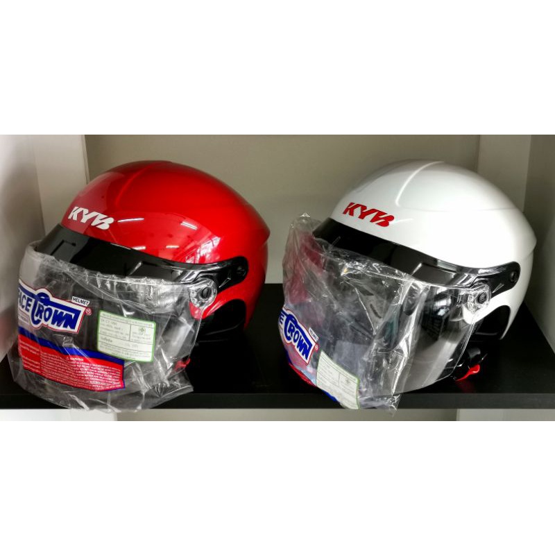 หมวกกันน็อค Space Crown KYB CT 900 ครึ่งใบ | Shopee Thailand