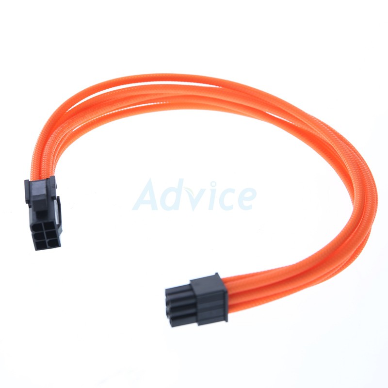 CABLE 'MADDNESS' 6 PIN VGA (UV Orange) CABLE 6 PIN PCI-E VGA ประกัน 1Y ...