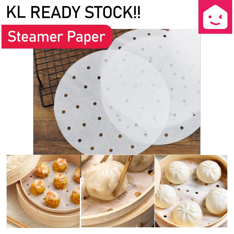 20pc Steamer Paper Steam Pao Dimsum Hongkong Siu mai Dim Sum 包纸笼 (21 ...