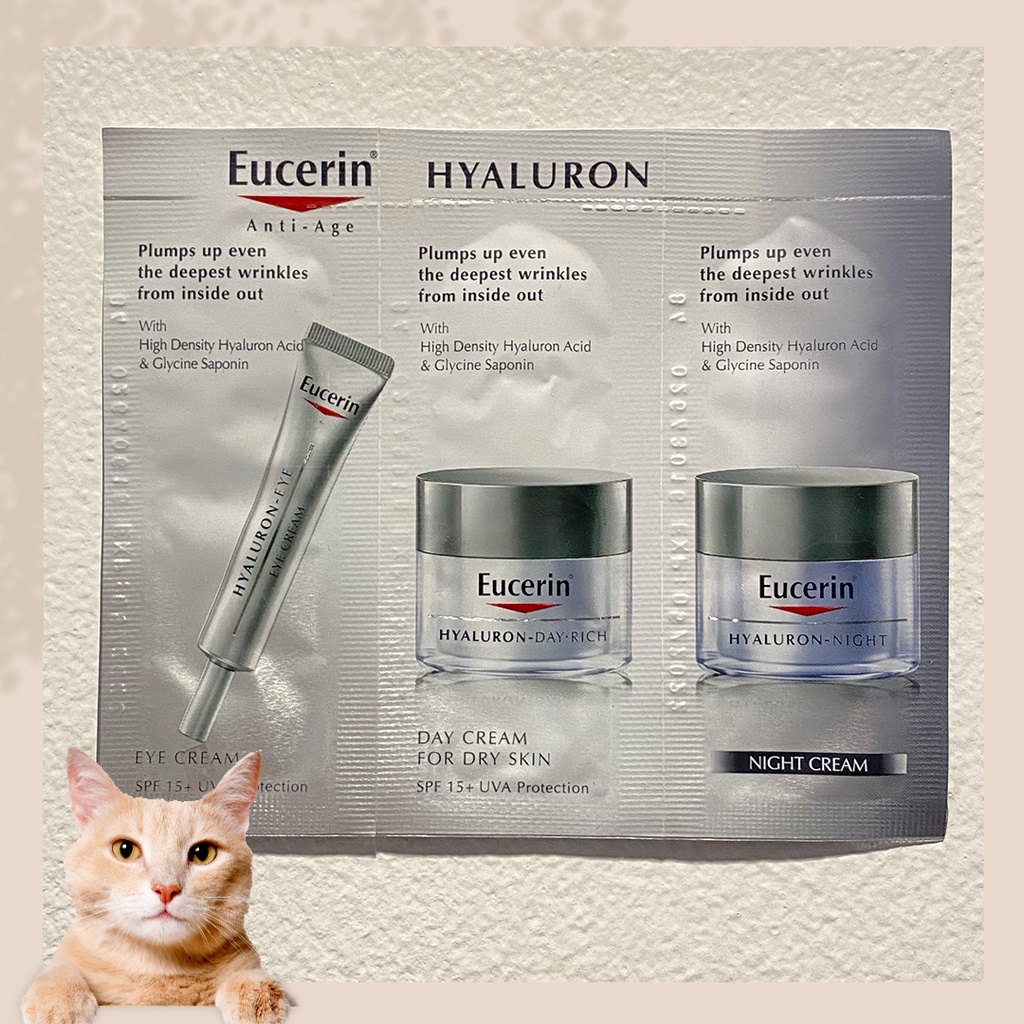 พร้อมส่ง ขนาดทดลอง Eucerin Hyaluron Set | Shopee Thailand