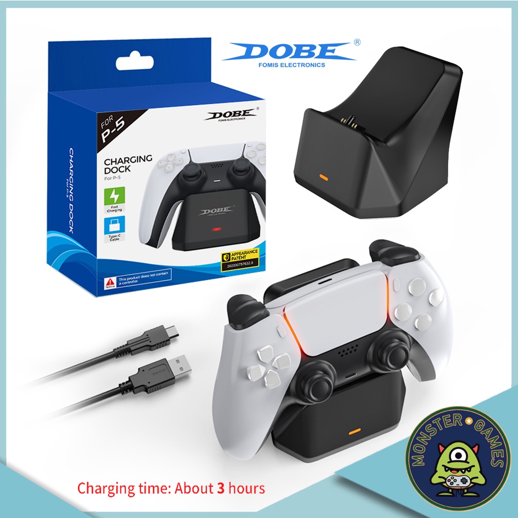 Dobe Charging Dock for PS5 (Dobe)(PS5 charging dock)(แท่นชาร์จจอย PS5 ...