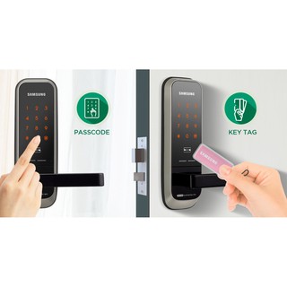 Samsung Ezon Smart Digital Door lock SHP-H20 keyless Black with Sticky ...