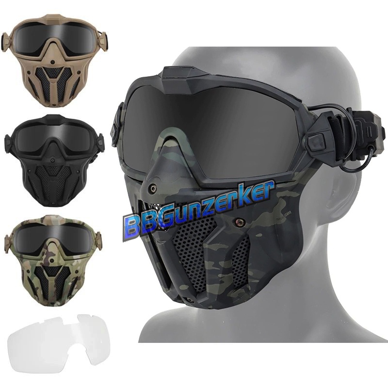 หน้ากากพัดลม Tactical ANTI-FOG Mask | Shopee Thailand