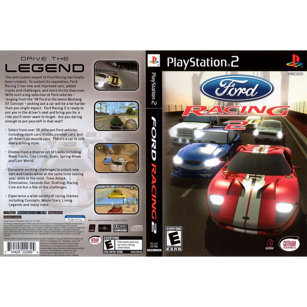 แผ่นเกมส์ PS2 (รับประกัน)Ford Racing 2 (USA) | Shopee Thailand