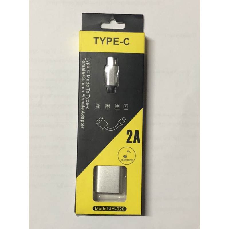 Type-c Female+3.5mm Female Adapter อุปกรณ์ตัวต่อโทรศัพท์ หัวไทร์ซี | Shopee Thailand