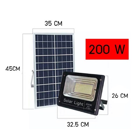 SOLAR SPORT LIGHT 200W+เเผง (1205) | Shopee Thailand