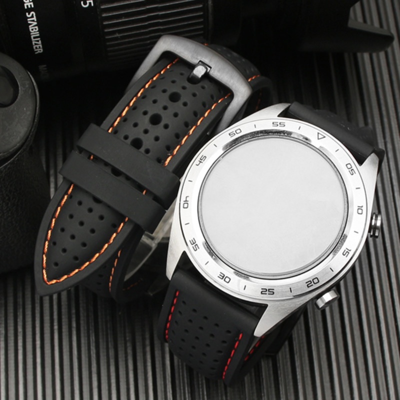 Yifilm สายนาฬิกาข้อมือซิลิโคน ระบายอากาศ สําหรับ T-issot O-mega 18 มม. ...
