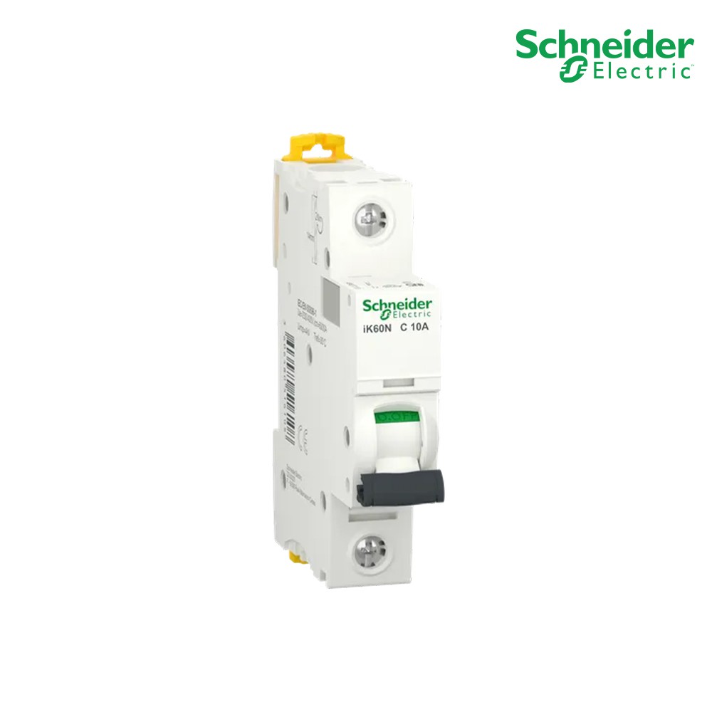 Schneider Electric - Miniature circuit-breaker, Acti9 iK60N, 1P, 10 A, C curve, 6000 A , 6kA ...