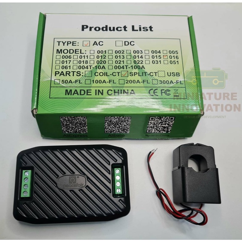 PZEM-016 MODBUS PZEM-016 AC ดิจิตอลมิเตอร์ 100A 80-260V โวลท์ แอมป์ ...