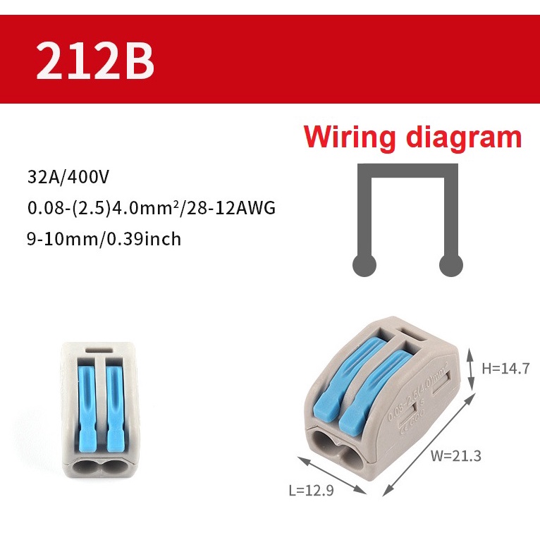 ขั้วต่อสายไฟ Quick Terminal เต้าจั้ม ข้อต่อสายไฟ ใช้งานง่ายลดเวลางาน ...