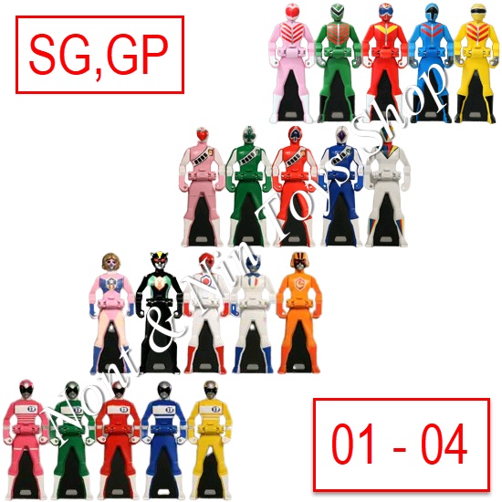 Gokaiger SG,GP Ranger Key เรนเจอร์คีย์ ขบวนการโกไคเจอร์ ชุดที่ 1 เซนไต ...