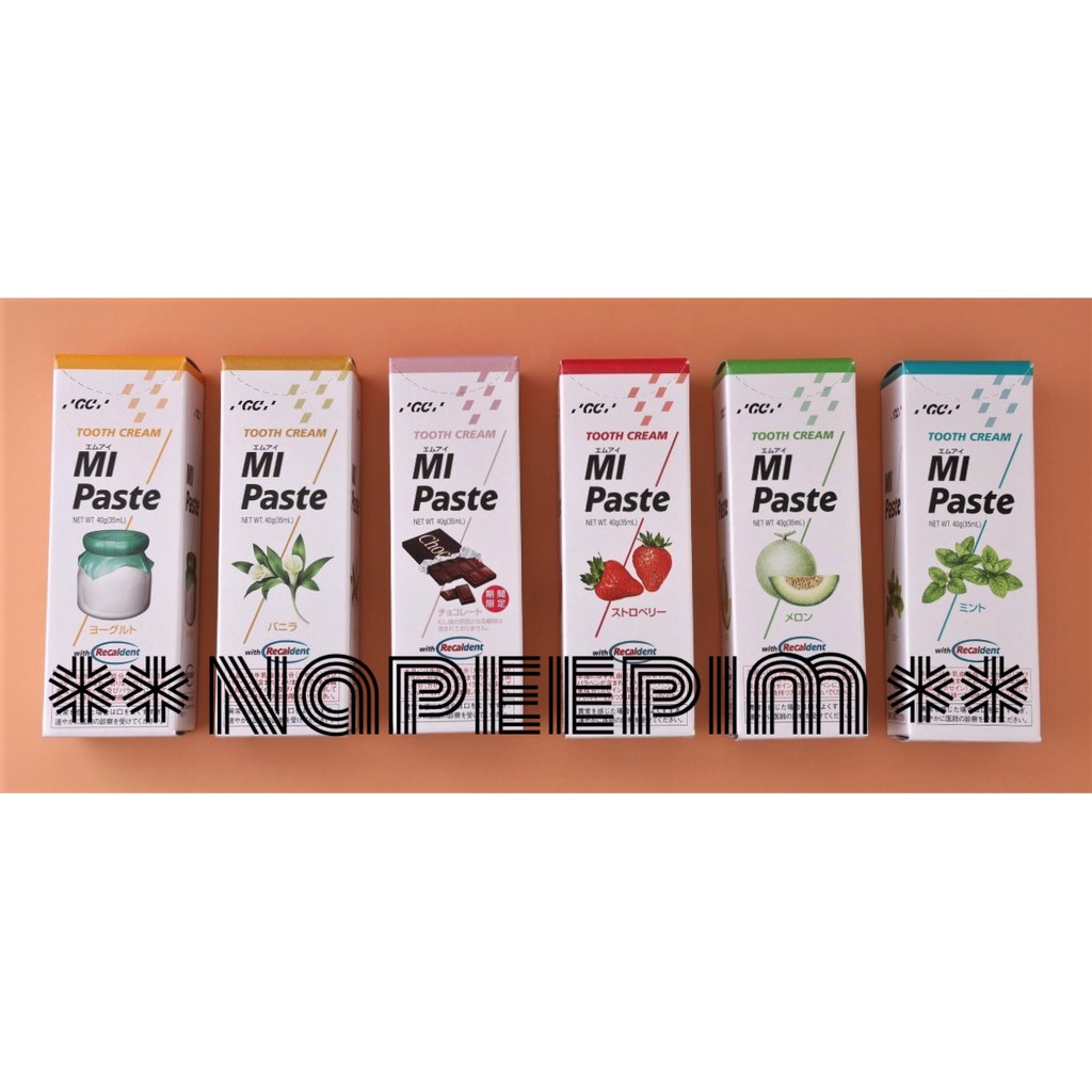GC MI Paste - Tooth Mousse มูสทาเคลือบฟันปองกันฟันผุ | Shopee Thailand