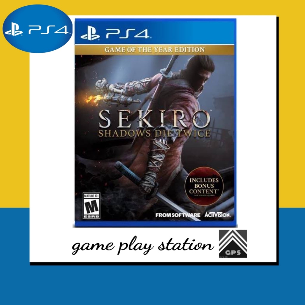 ps4 sekiro shadows die twice game of the year edition ( english zone 1 ) | Shopee Thailand
