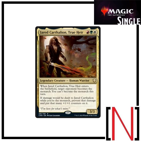 [MTG][Single][CMR] Jared Carthalion, True Heir ระดับ Rare [ภาษาอังกฤษ ...