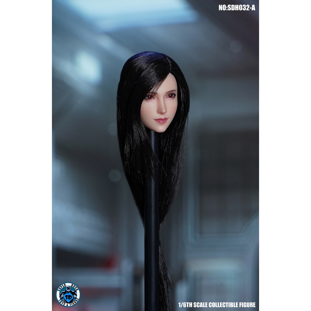 In-Stock 1/6 Scale Action Figure SUPER DUCK SDH032A Long Black Female ...