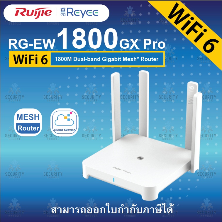 Ruijie RG-EW1800GX PRO 1800M Wi-Fi 6 Dual-band Gigabit Mesh Router ...