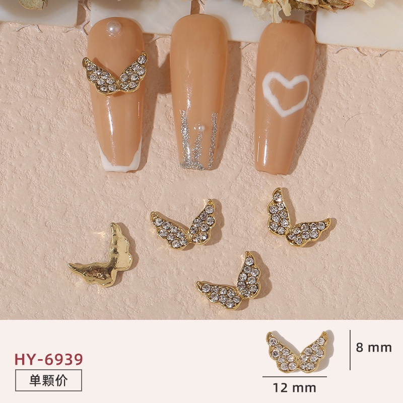 อุปกรณ์ตกแต่งเล็บ เพชรอัลลอย รูปหมี สําหรับตกแต่งเล็บ | Shopee Thailand