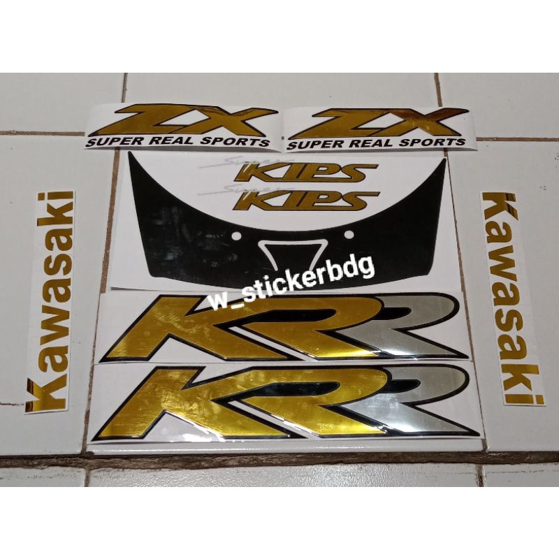 Kawasaki Ninja KRR ZX 150 CBU RR สติ๊กเกอร์เก่า Striping | Shopee Thailand