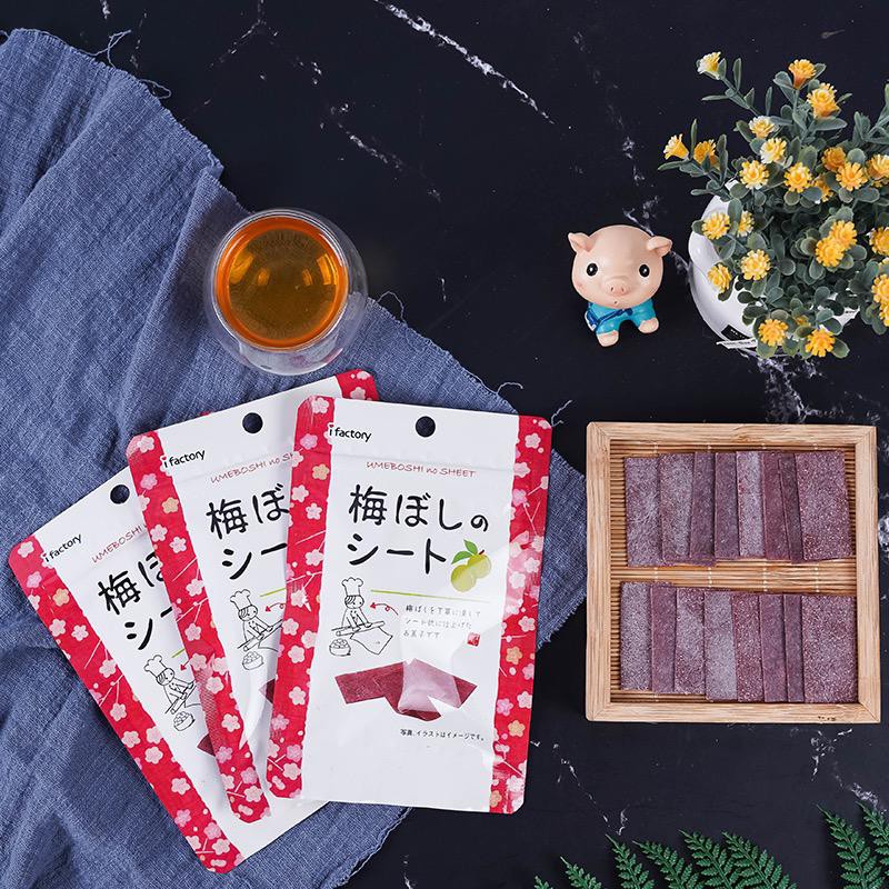 [พร้อมส่ง] ifactory Umeboshi Sheet 35g บ๊วยแผ่นญี่ปุ่น Ifactory ...