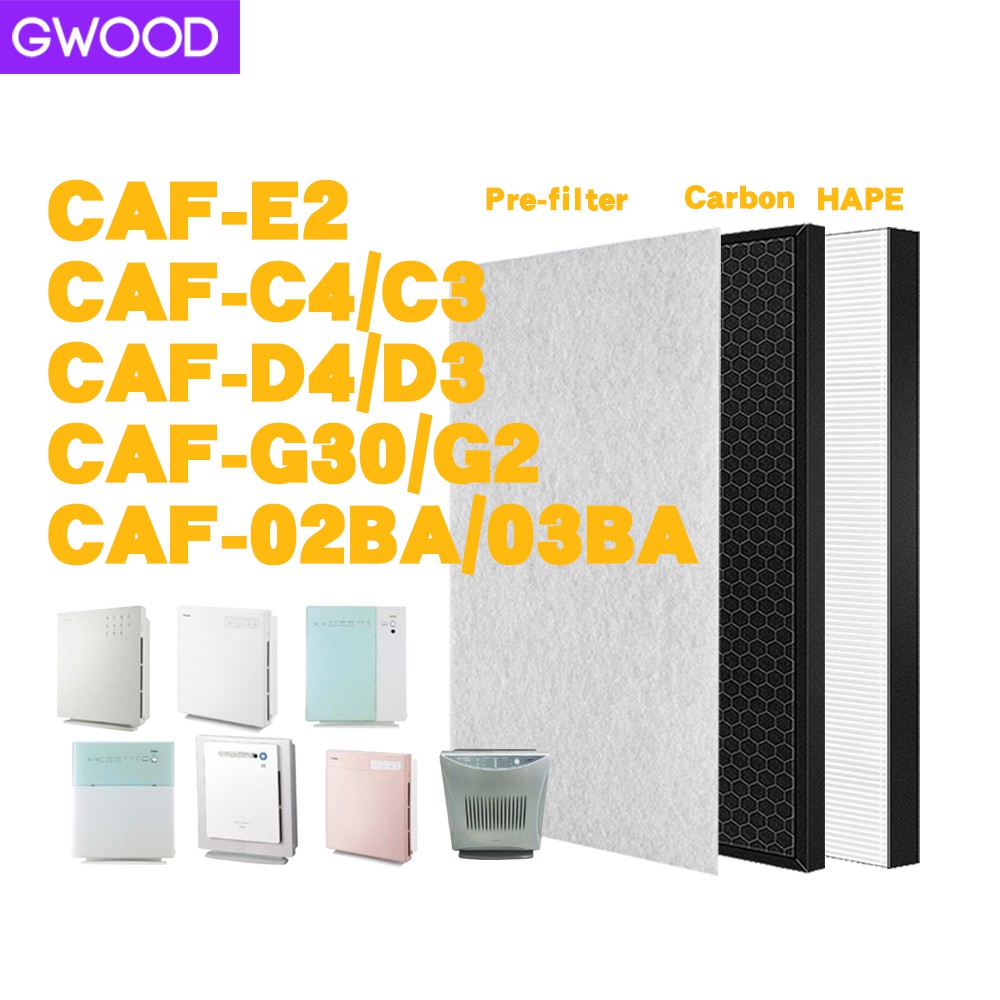 For Toshiba ไส้กรองเครื่องฟอกอากาศ CAF-C4A CAF-G2 CAF-G2A CAF-E2 CAF-E2A CAF-G30 CAF-C3 CAF-G3A ...