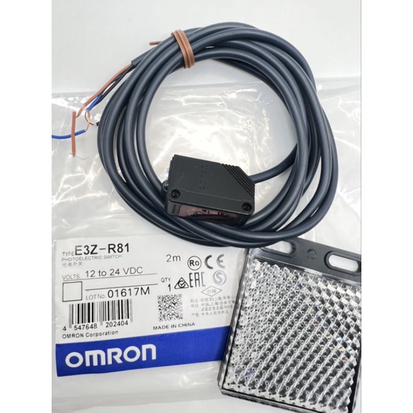 E3Z-R81 OMRON Proximity Photoelectric switch sensor E3Z-R81มาพร้อมแผ่นสะท้อน | Shopee Thailand