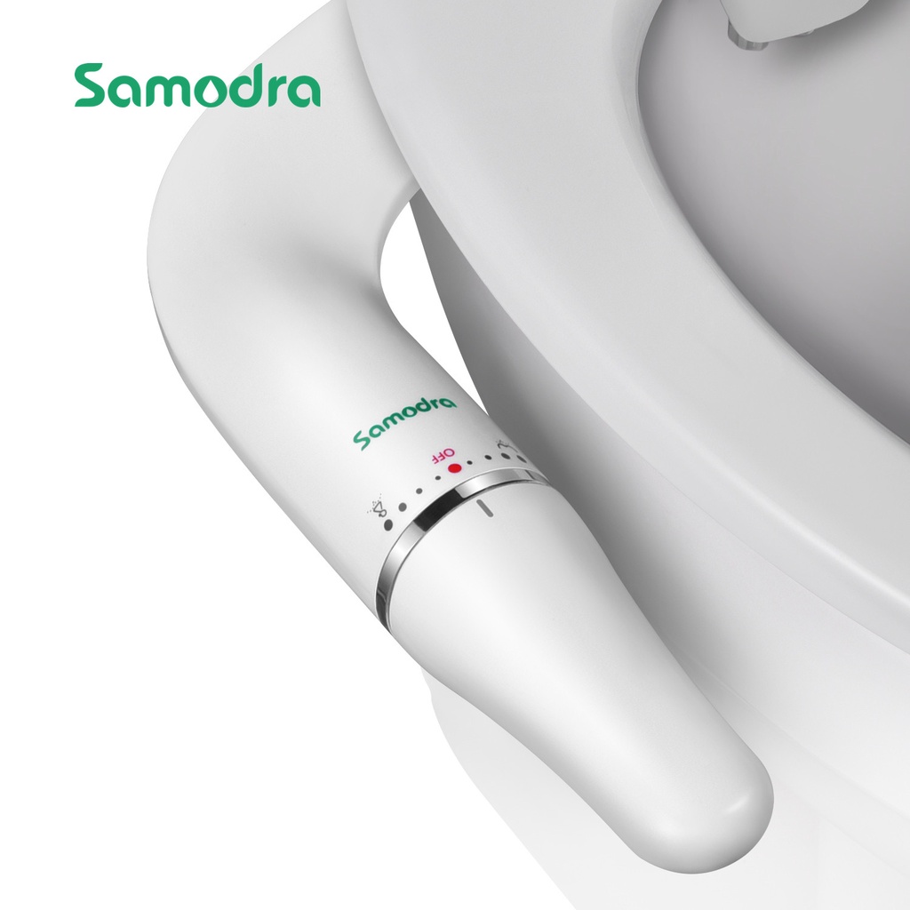 SAMODRA Ultra-Slim Bidet Attachment Non-Electric Dual หัวฉีด (Frontal ...