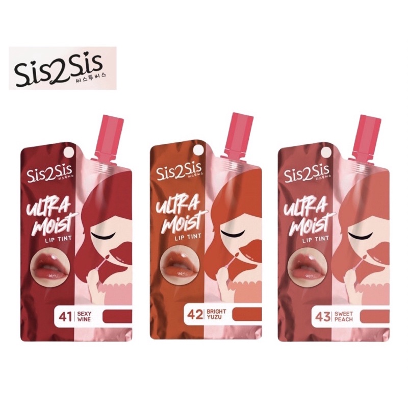 Sis2Sis Ultra Moist Lip Tint ไอเทมใหม่จาก Sis2Sis | Shopee Thailand