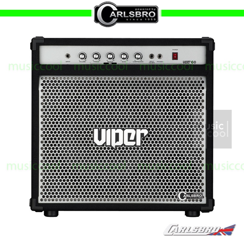 CARLSBRO ตู้แอมป์เบส รุ่น VIPER 60 - ตู้แอมป์ Bass Amplifier | Shopee ...
