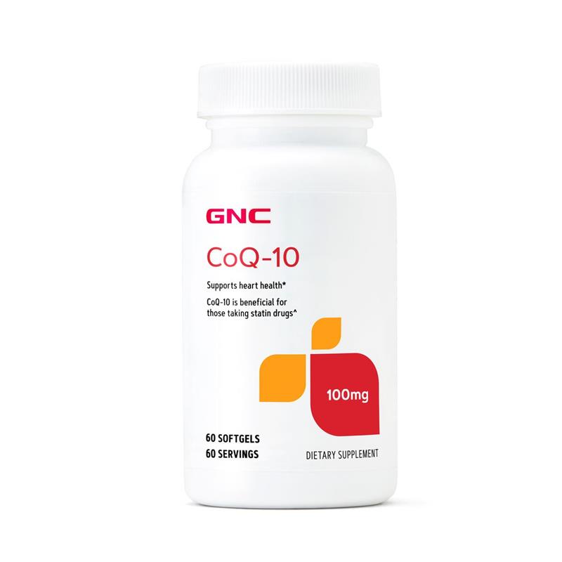 GNC Coenzyme Q10 Heart Health 100mg 60 Capsules Soft Capsule โคเอนไซม์ ...