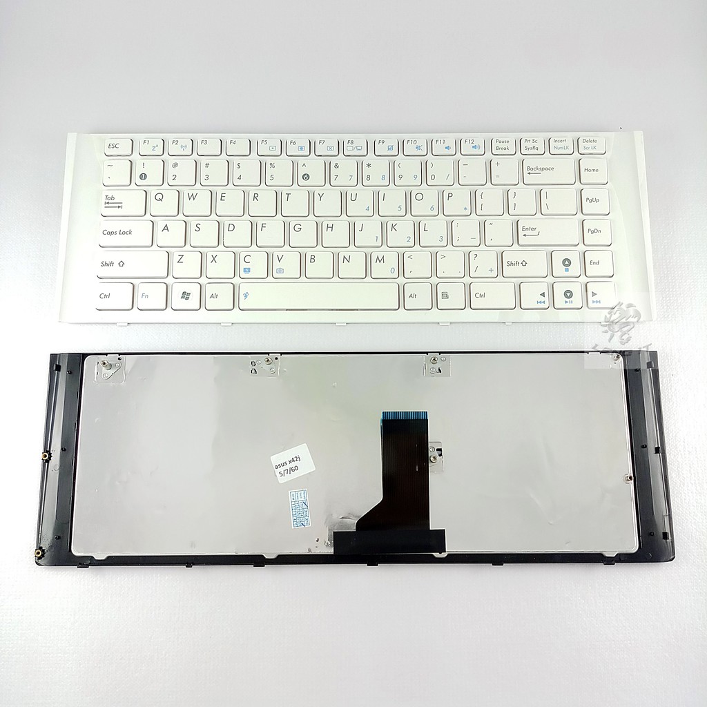 ASUS คีย์บอร์ดโน๊ตบุ๊ค KEYBOARD X42J สีขาว | Shopee Thailand