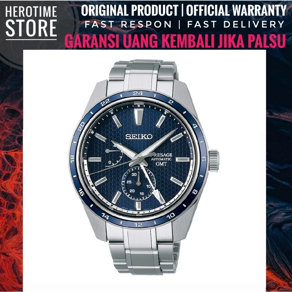 Seiko Presage SPB303J1 Ao-Fuji Sharp Edged GMT Limited SPB303 Official ...