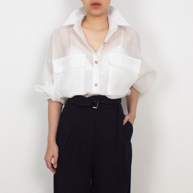 Translucent shirt เสื้อเชิ้ตใยไหมแก้ว | Shopee Thailand