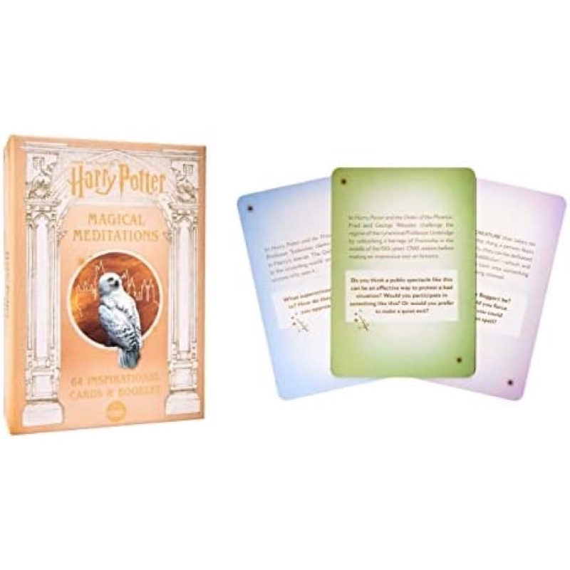 [ของแท้] Harry Potter Spell Deck แฮร์รี่ พอตเตอร์ ไพ่ หนังสือ การ์ด ...