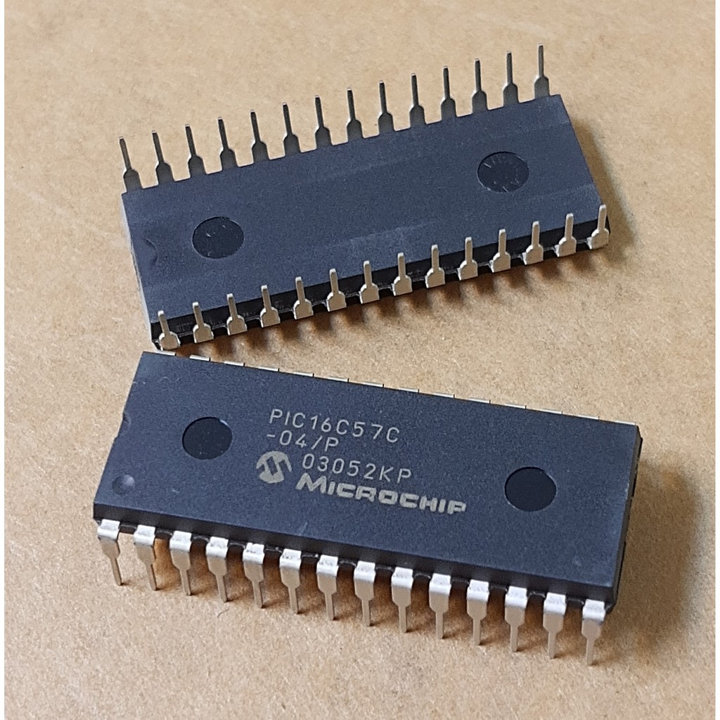 Microchip PIC16C57C-04/P, 8bit PIC Microcontroller, 4MHz, 2K x 12 คํา EPROM, 28 พิน PDIP ...