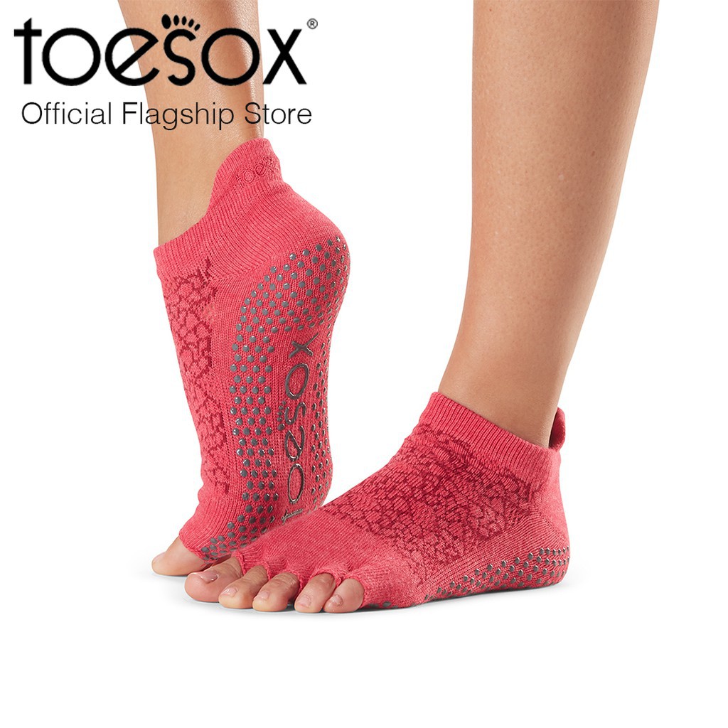 ToeSox โทซอคส์ ถุงเท้ากันลื่นแยกนิ้วโลวไรซ์ รุ่น Low Rise เปิดนิ้วเท้า ...