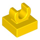 Lego part (ชิ้นส่วนเลโก้) No.15712 / 44842 Tile Modified 1 x 1 with ...