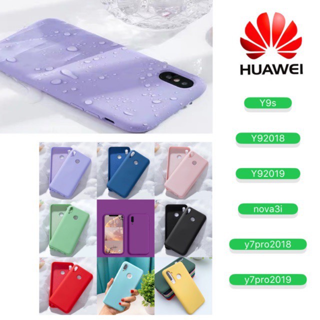 CaseTPU เคสกำมะหยี่ เคสหัวเหว่ย รุ่น Huawei Y7pro2019 Y92018 y92019 nova3i Y7Pro 2018 Y9S ...