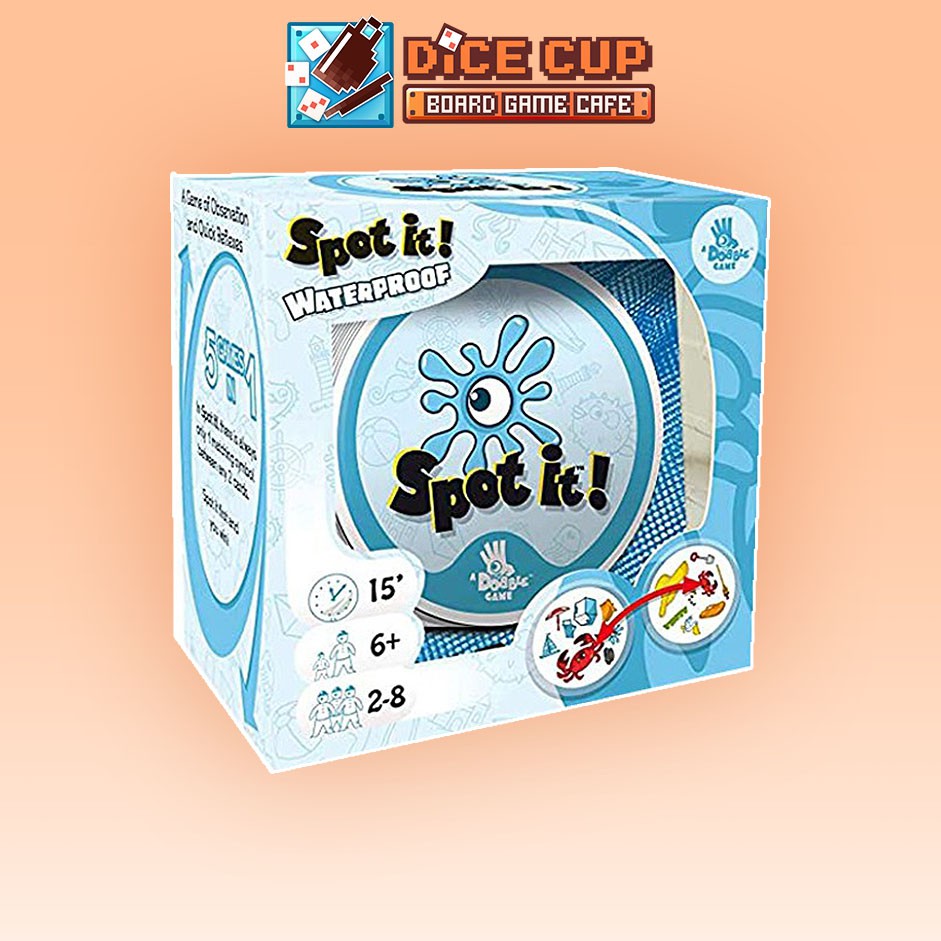 [ของแท้] Spot it! Waterproof Board Game | Shopee Thailand