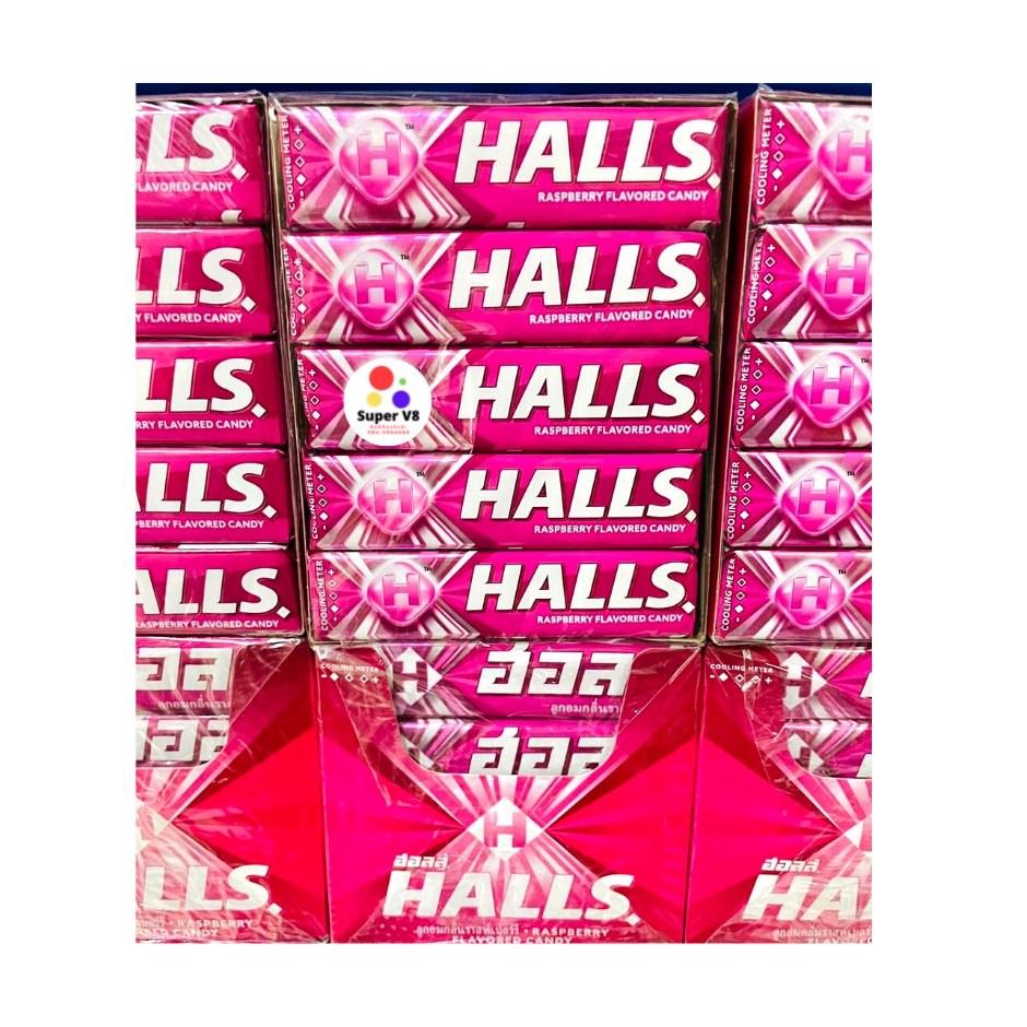 ฮอลล์แท่ง ฮอลล์ ลูกอมฮอลล์ ฮอลล์แท้ (HALLS) 1แพ็ค บรรจุ 20แท่ง มีให้ ...